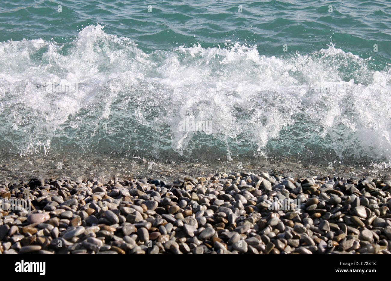 Wave at beach hi-res stock photography and images - Alamy
