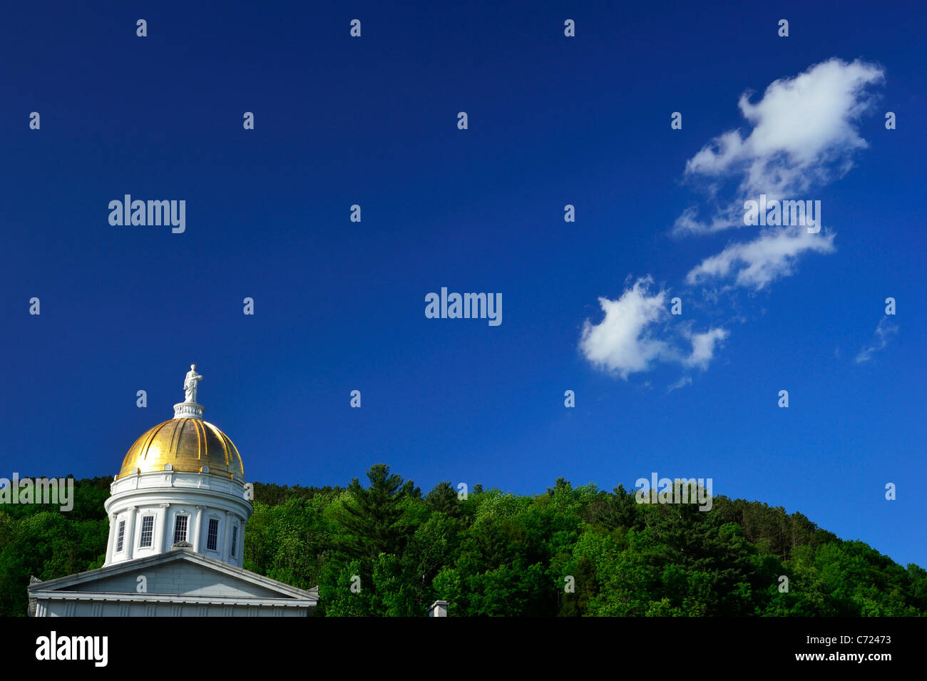 The State House (Capitol) of Vermont, Montpelier VT Stock Photo - Alamy