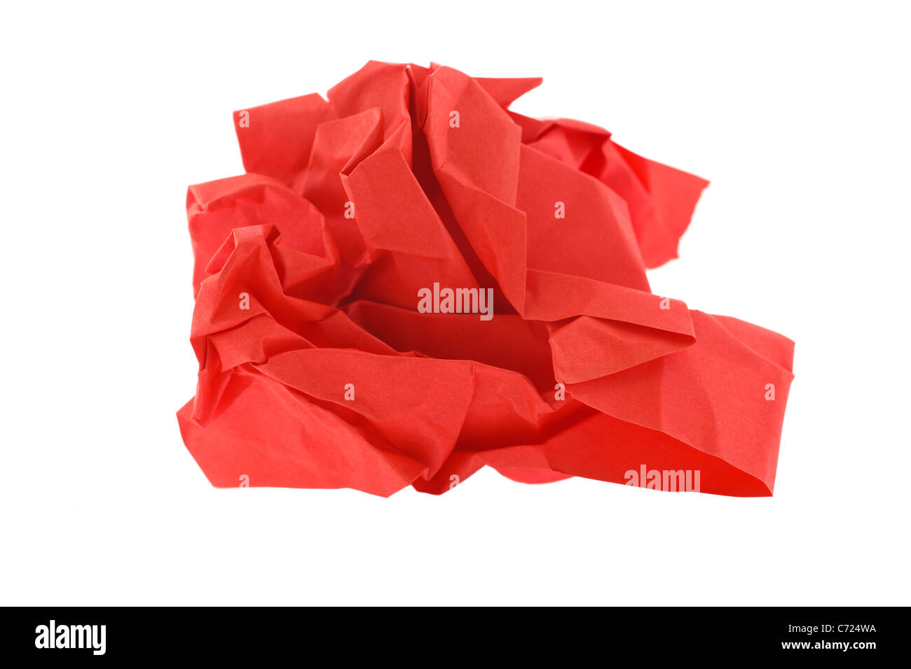 Scrunched up paper hi-res stock photography and images - Alamy