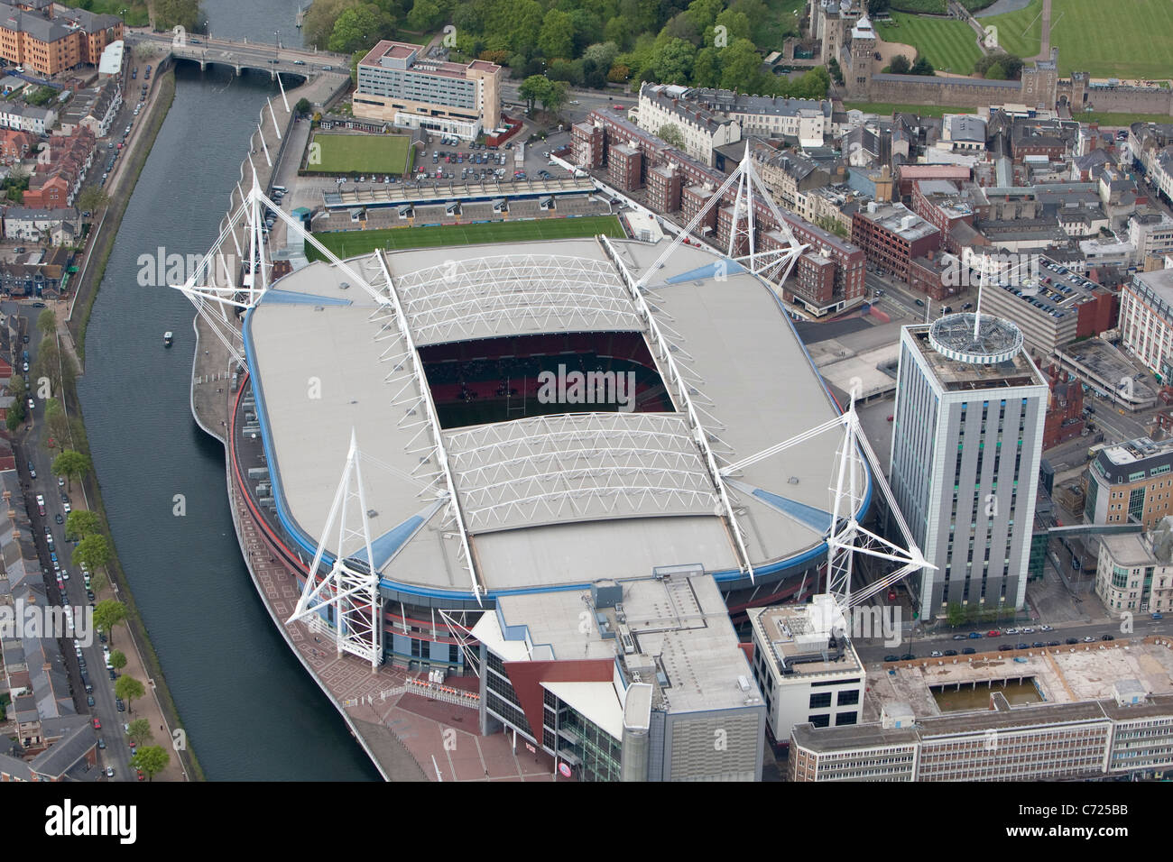 Cardiff Stadium Aerial High Resolution Stock Photography and Images - Alamy