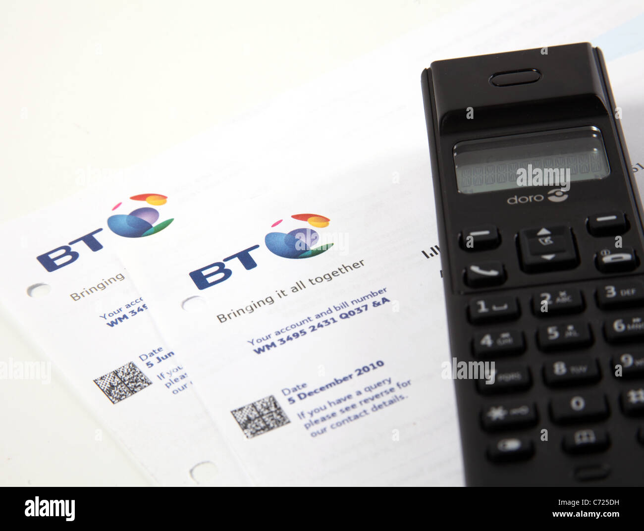 Telephone bill hi-res stock photography and images - Alamy