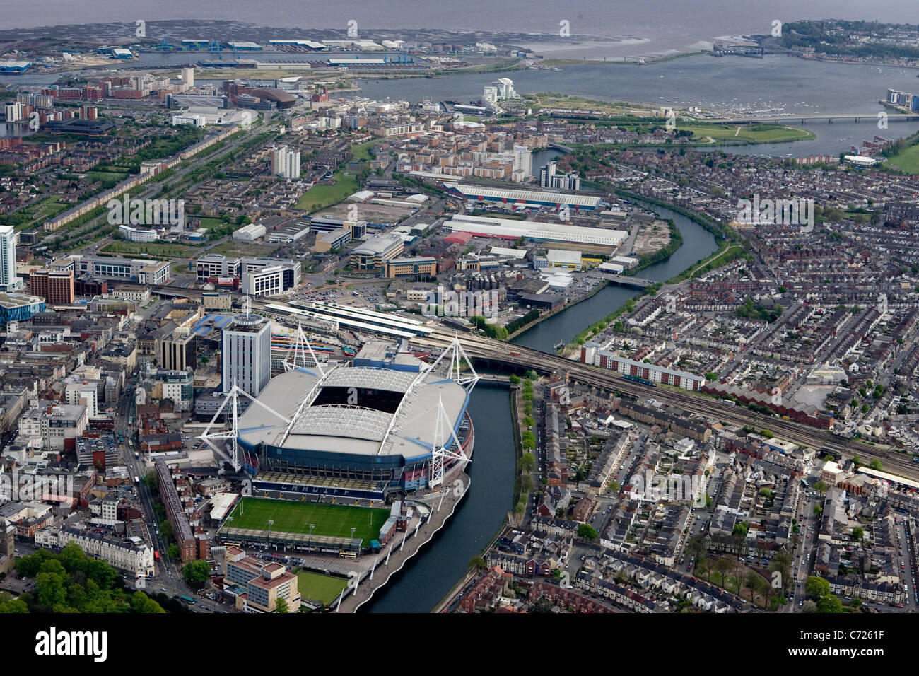 Cardiff Stadium Aerial High Resolution Stock Photography and Images - Alamy