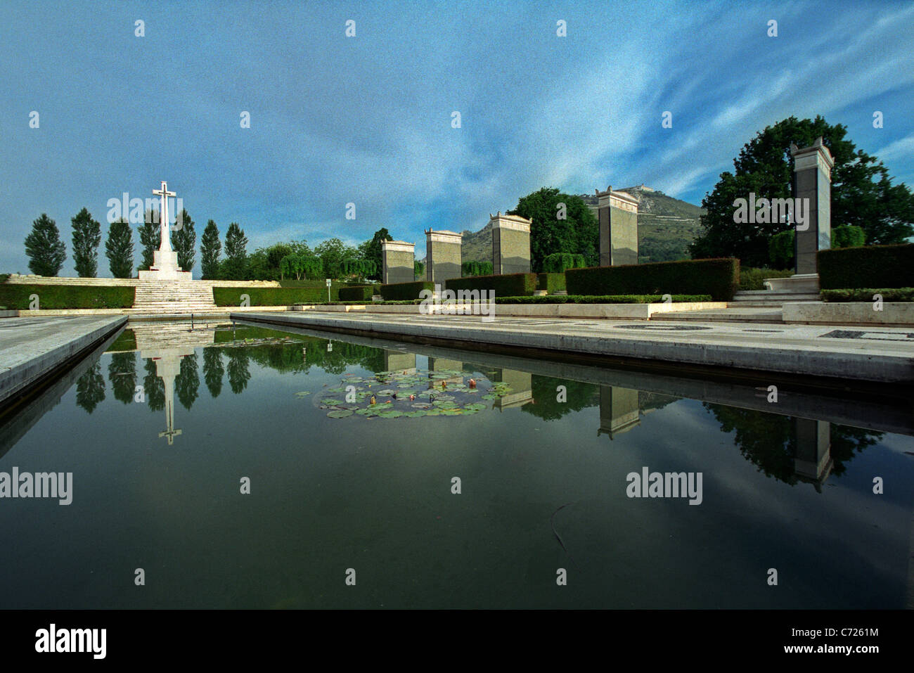 Cassino Cemetery and Memorial, Cassino, Italy. Cassino has 2 x S's ...