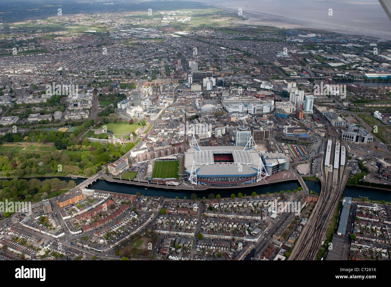 Cardiff Stadium Aerial High Resolution Stock Photography and Images - Alamy