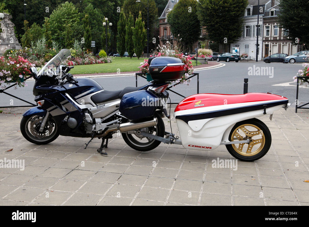 Motorcycle trailer hi-res stock photography and images - Alamy