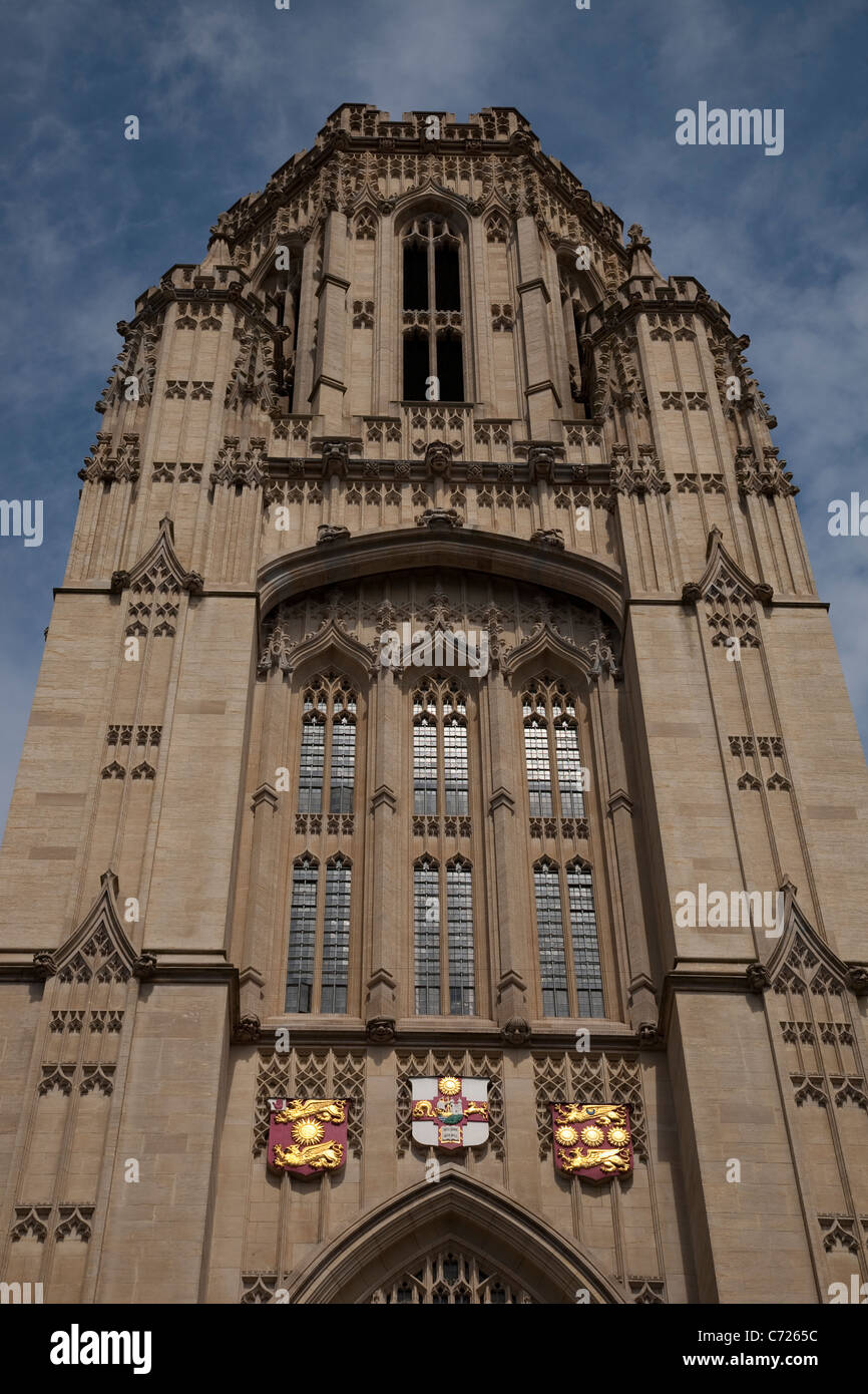 Wills Memorial Building, Bristol University, England, UK Stock Photo ...