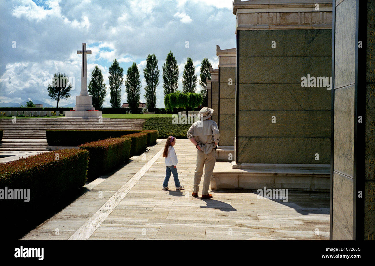 Cassino Cemetery and Memorial, Cassino, Italy. Cassino has 2 x S's ...