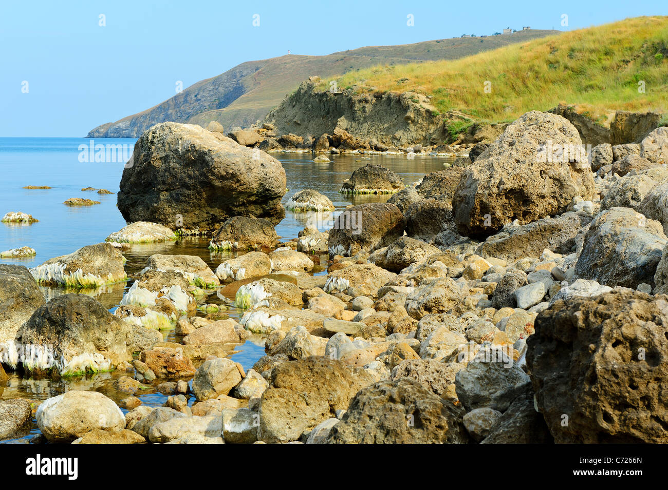 Big stones on sea hi-res stock photography and images - Alamy