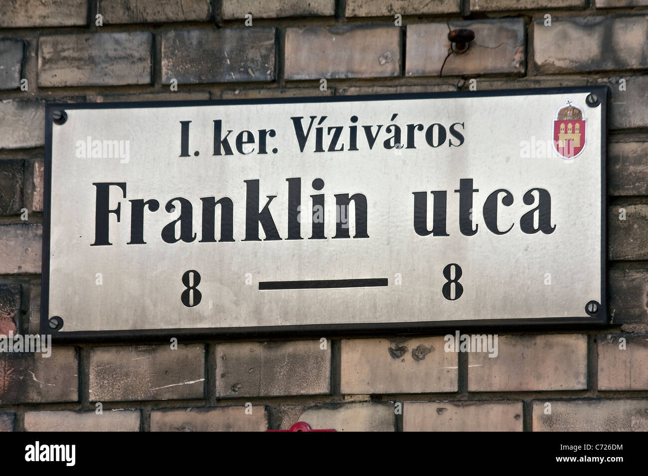 Road Signs, Budapest - Hungary Stock Photo - Alamy