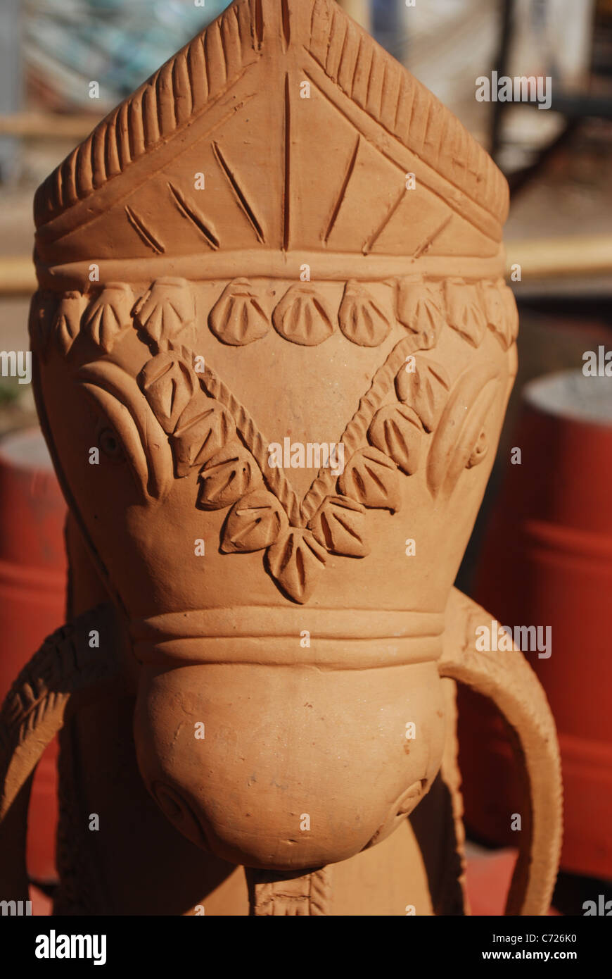 mud sculpture statue Stock Photo - Alamy