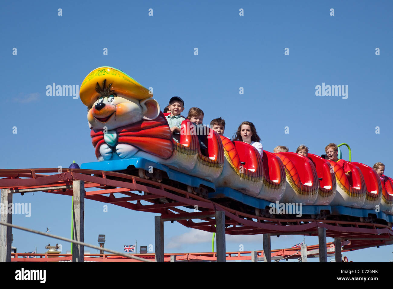 Caterpillar ride hi-res stock photography and images - Alamy