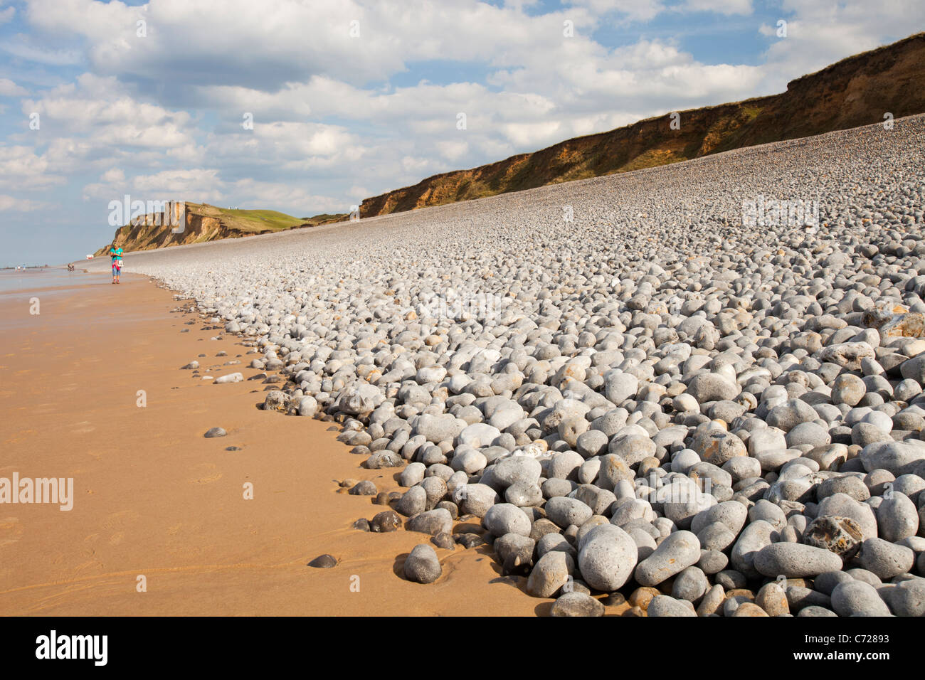 Flint pebbles on Sheringham beach, Norfolk, UK Stock Photo - Alamy