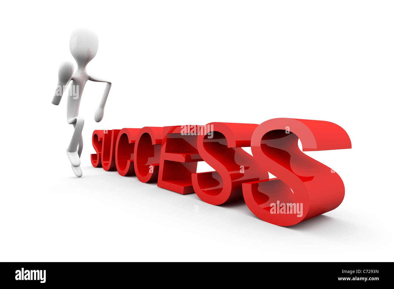 Sprint to success Stock Photo - Alamy