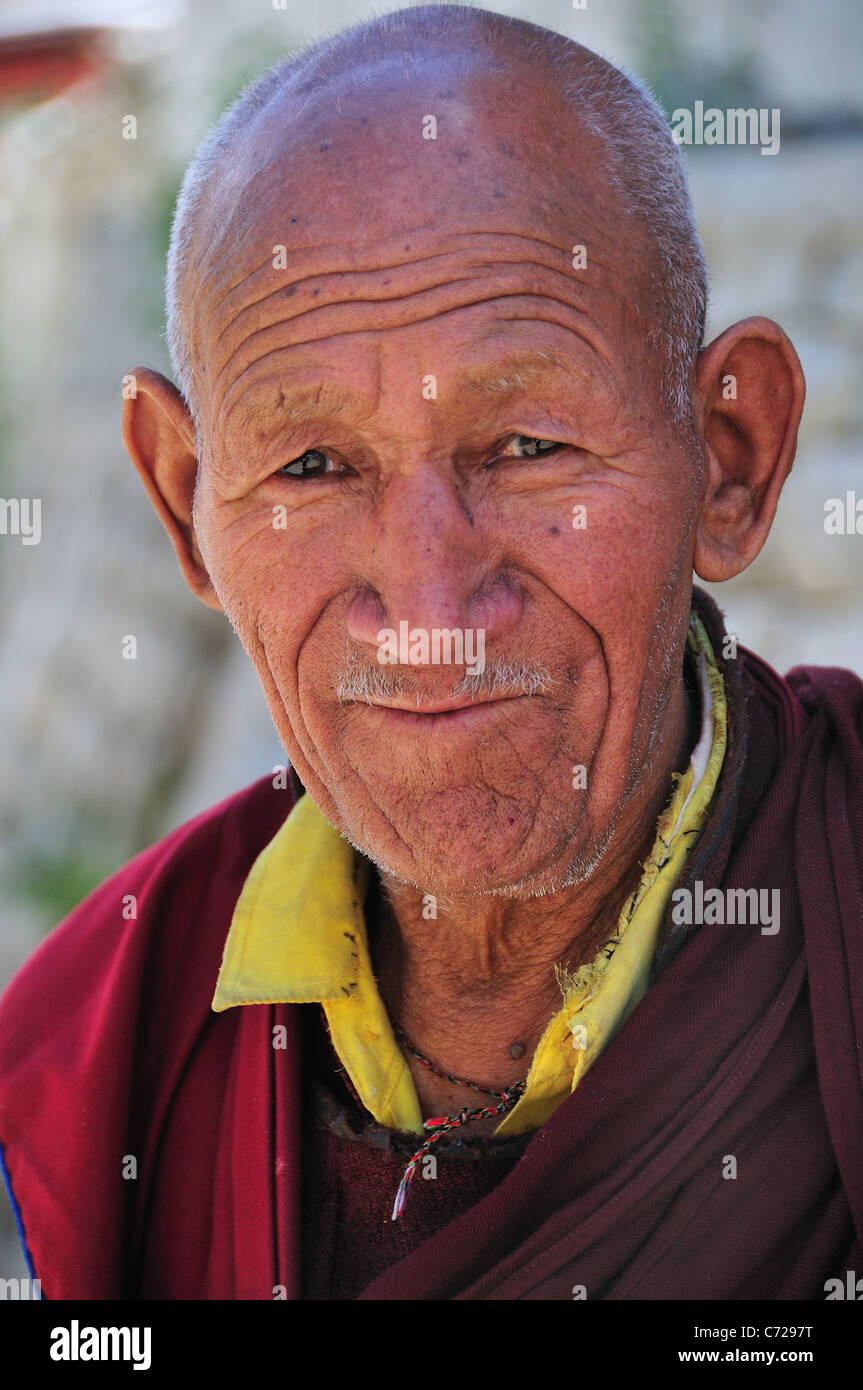 Monk face hi-res stock photography and images - Alamy