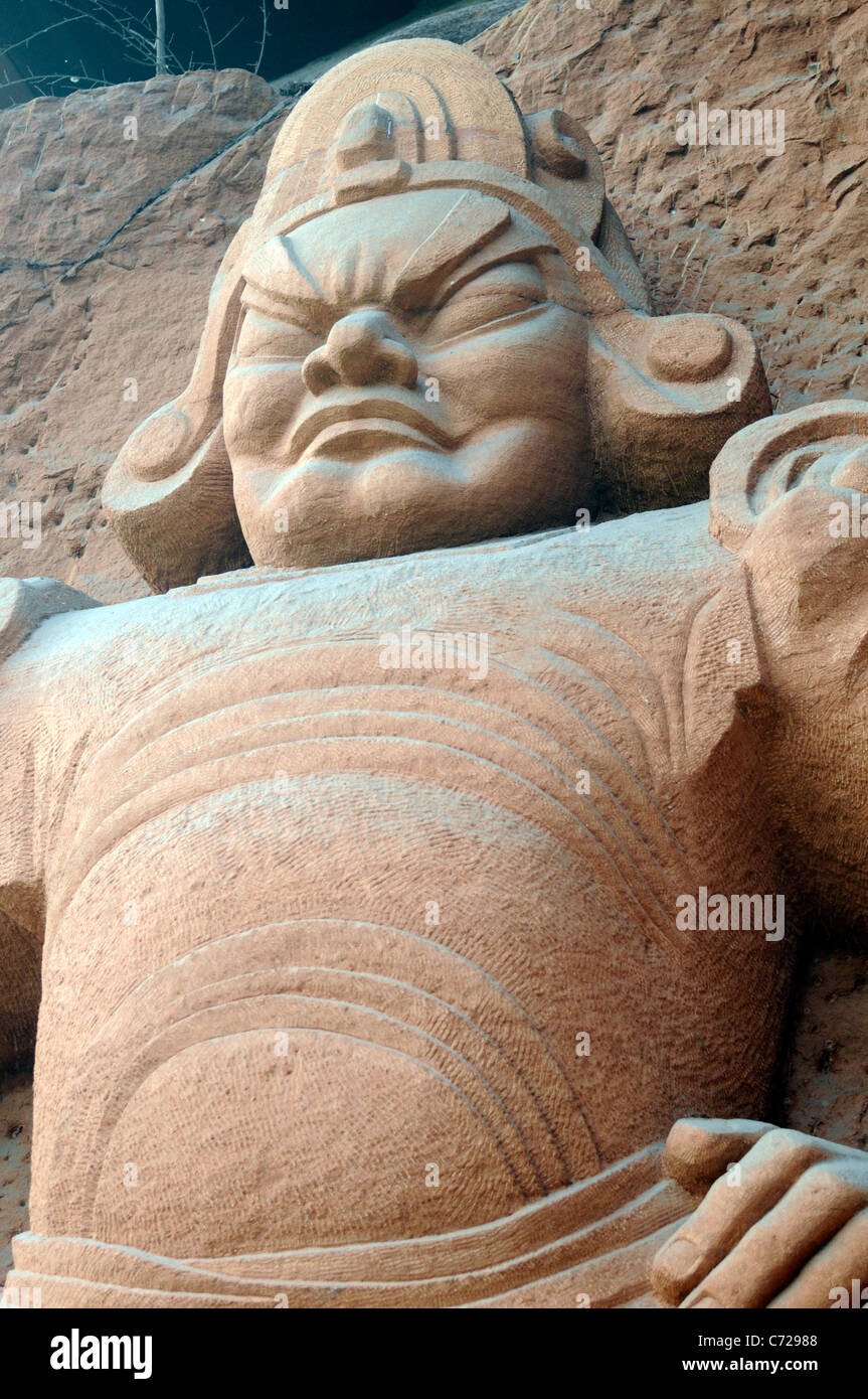 Chinese statue warrior hi-res stock photography and images - Alamy