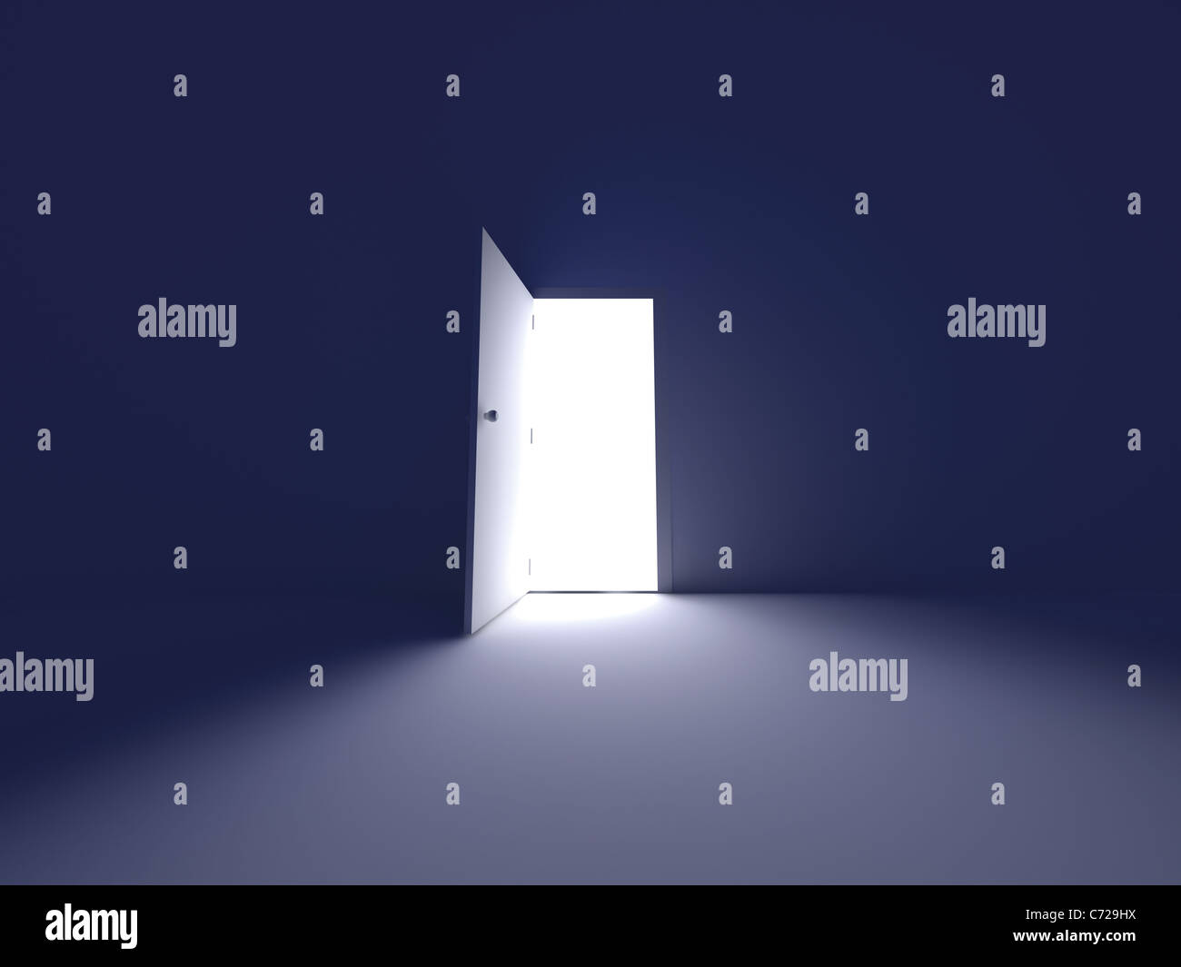 Open door go through 3d hi-res stock photography and images - Alamy