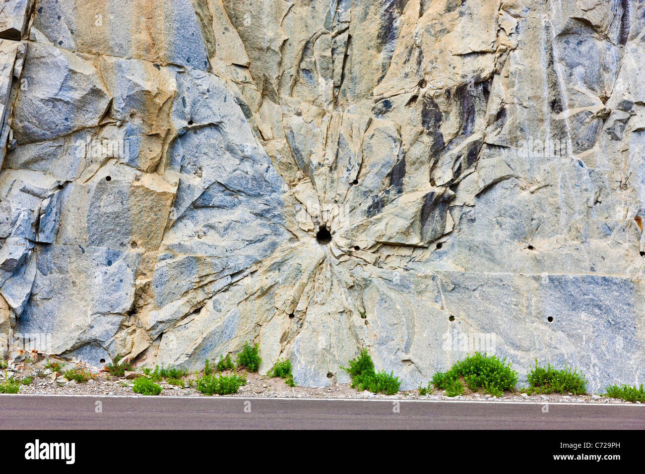 Blast hole on lee vining hi-res stock photography and images - Alamy