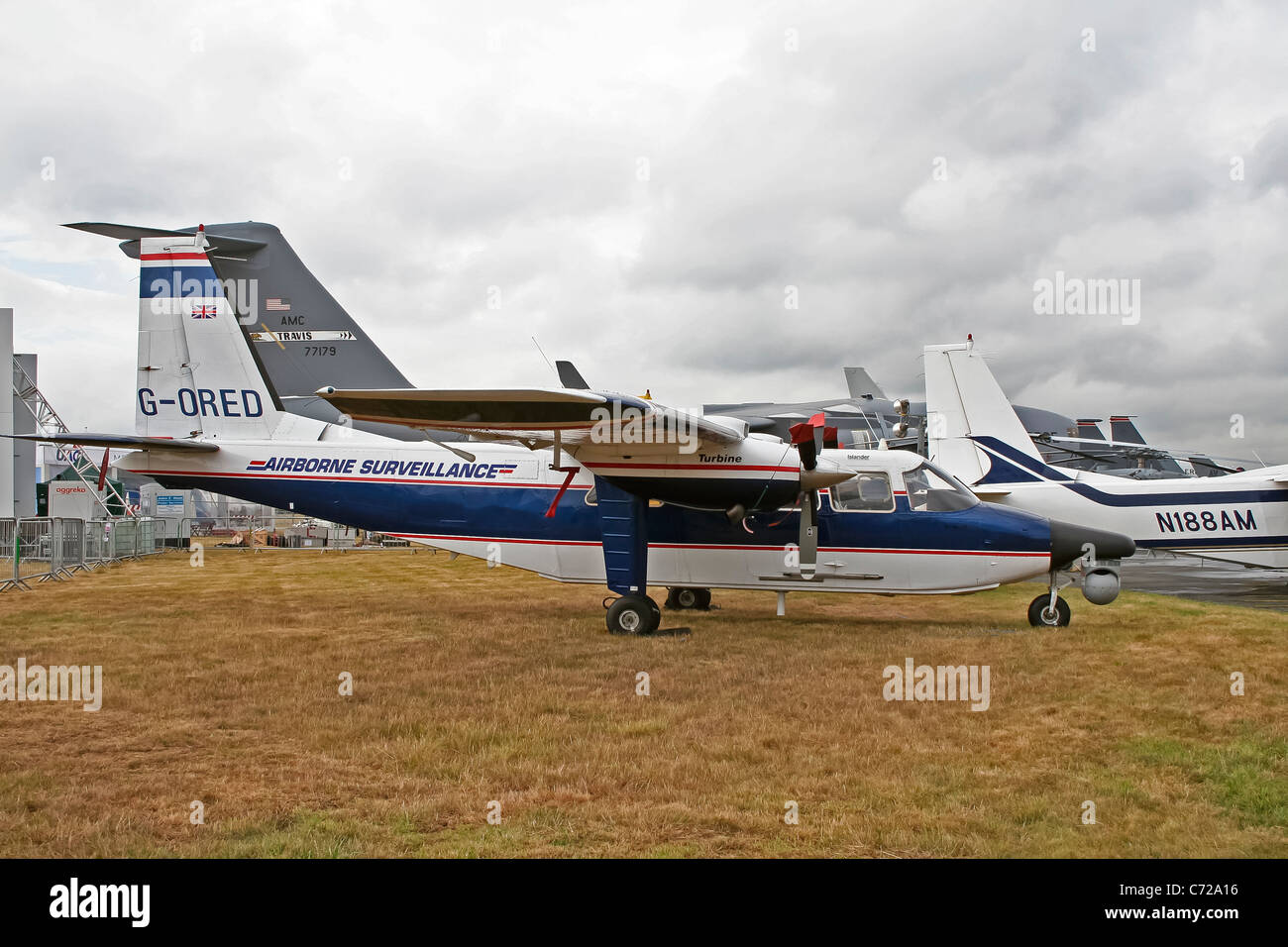 The Pilatus Britten-Norman BN-2T Turbine Islander G-ORED was featured ...