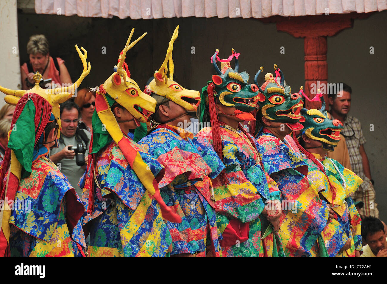 Chaam Musk Dance Festival at Phyan monastery Stock Photo - Alamy