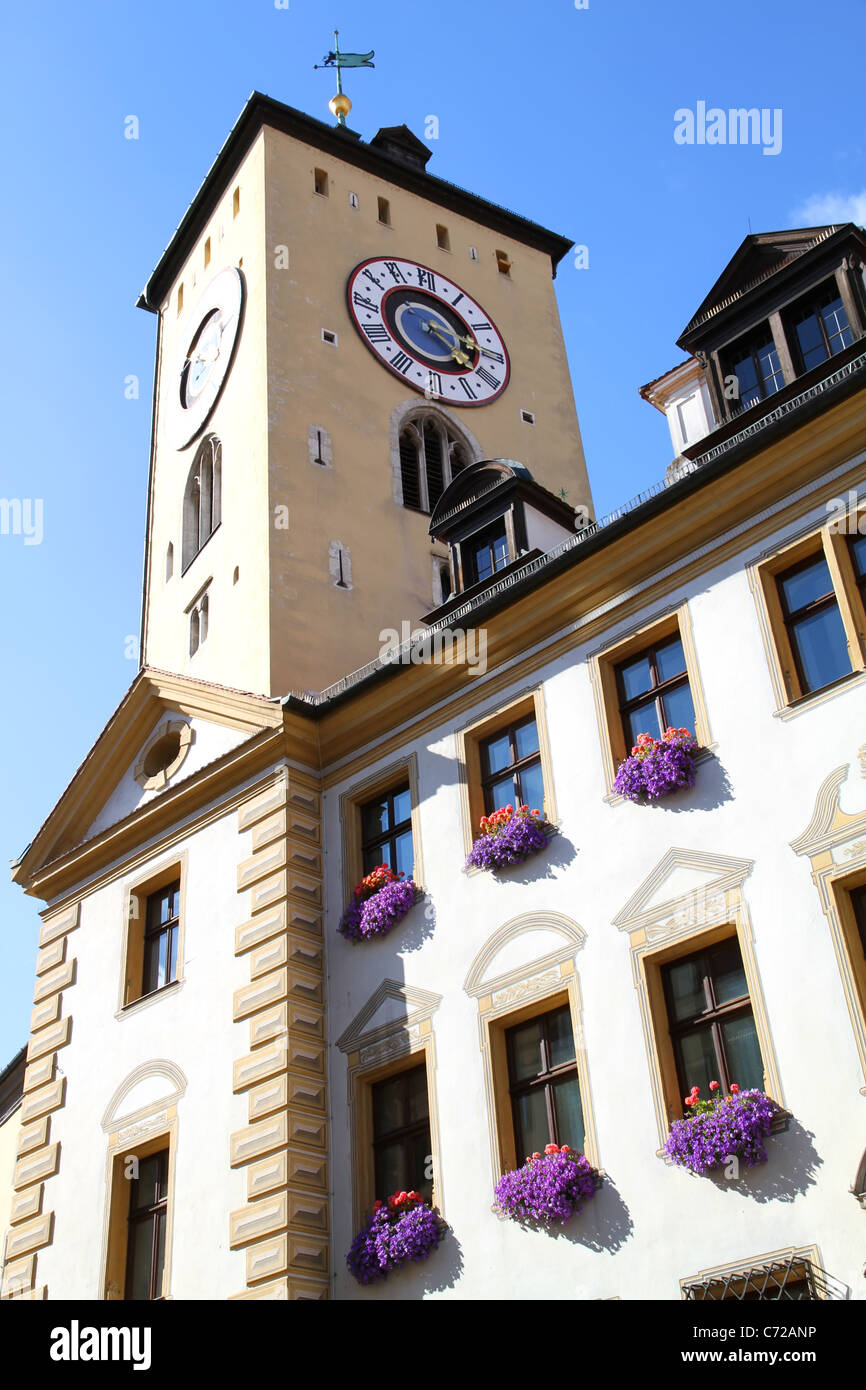 Historic building in Regensburg, Germany, Europe Stock Photo - Alamy