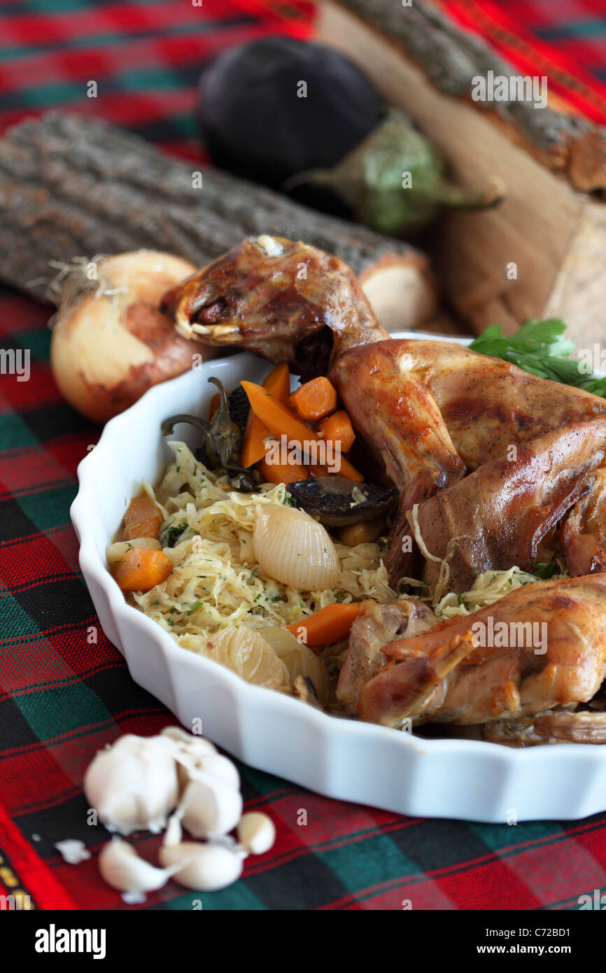rabbit stew rodopski Stock Photo - Alamy