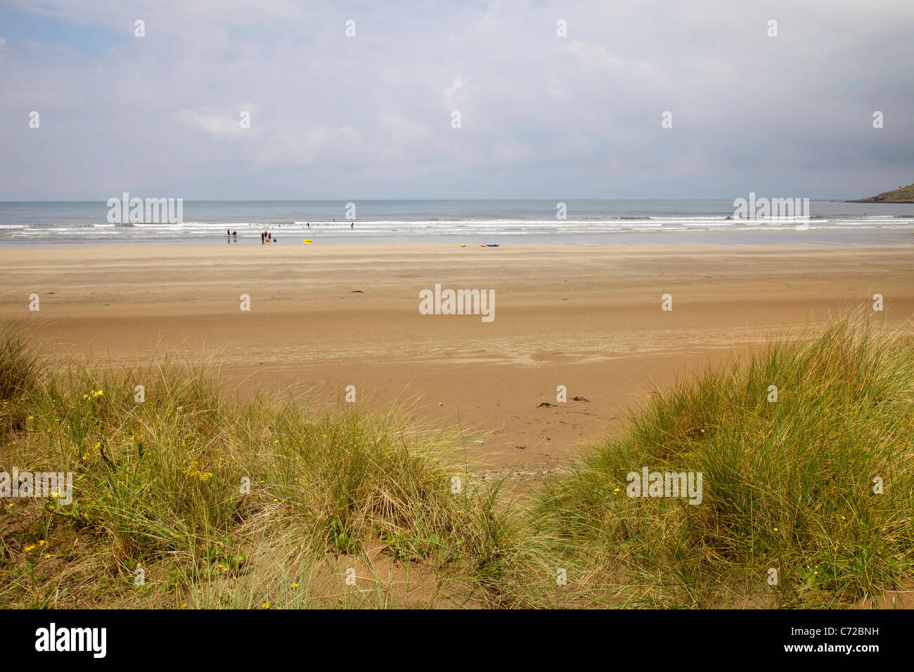 Saunton Sands North Devon England uk Stock Photo - Alamy