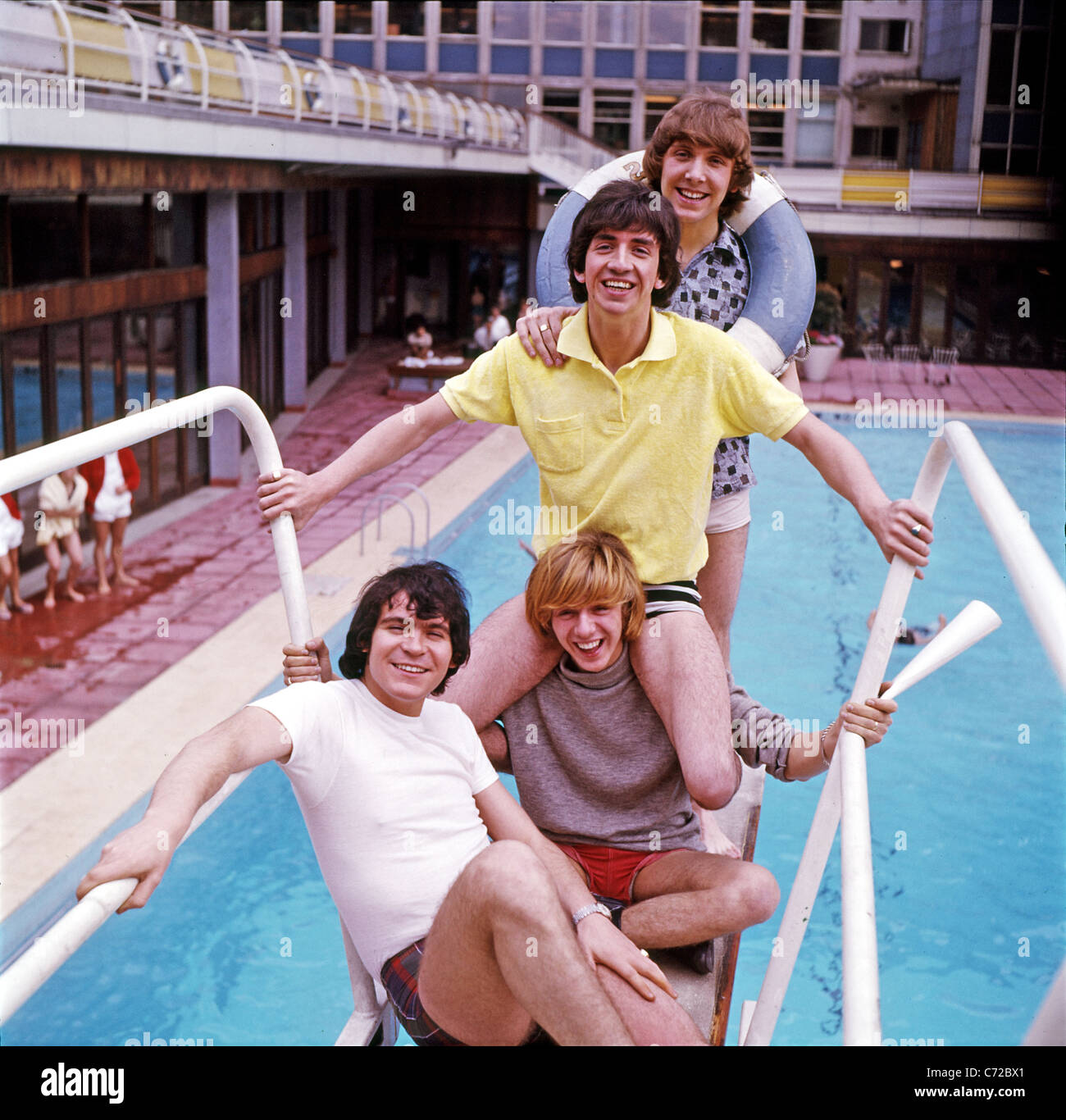 MERSEYBEATS UK pop group in 1963. From top : unknown, Tony Crane, John ...