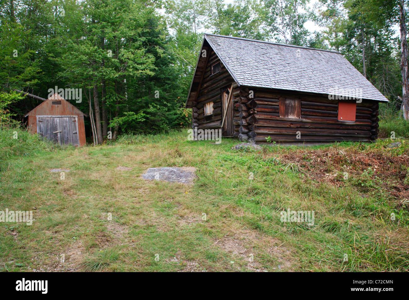 The Fabyan Guard Station on Cherry Mountain Road in the White Mountains ...