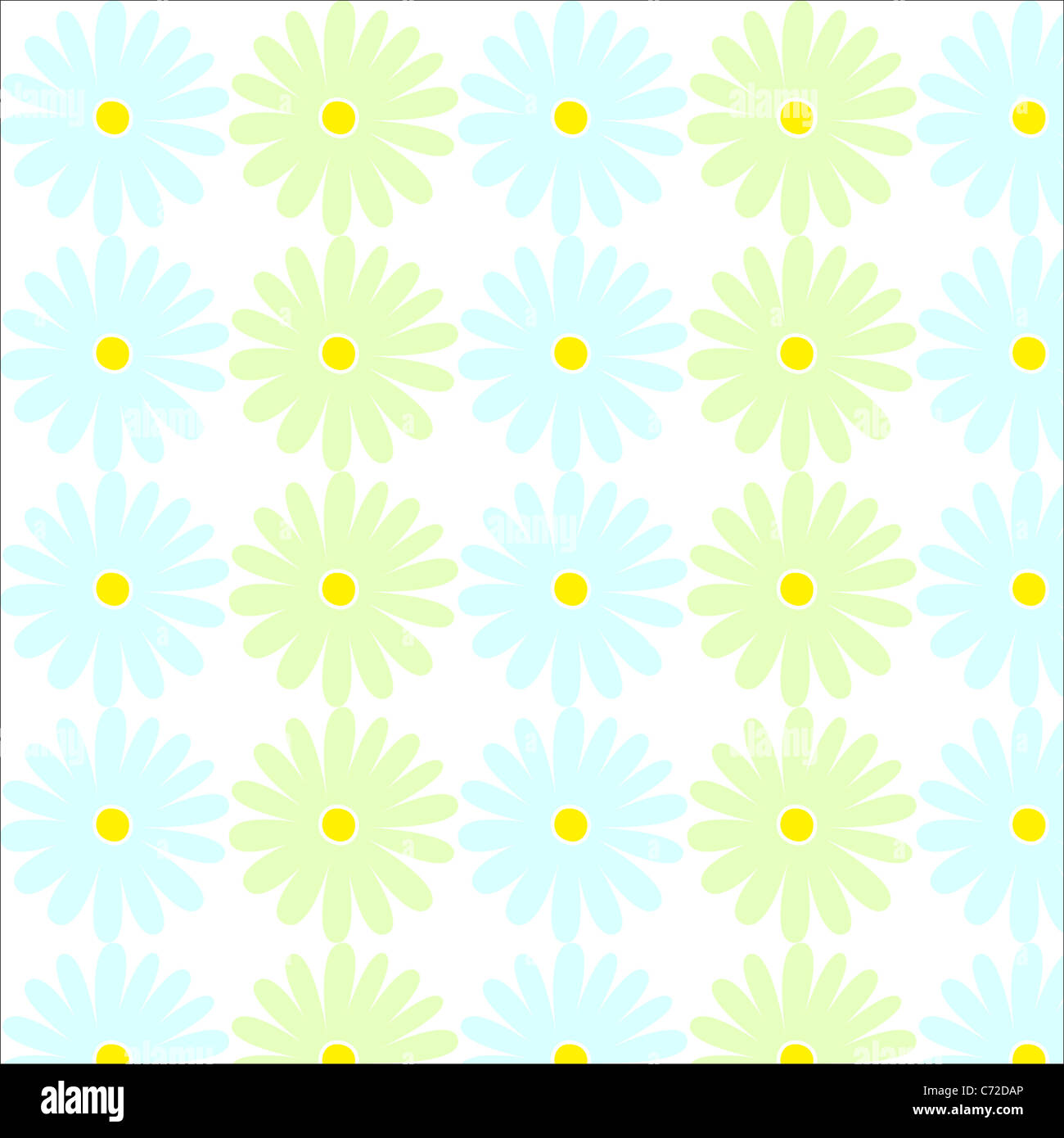 Seamless flowery background illustration Stock Photo - Alamy