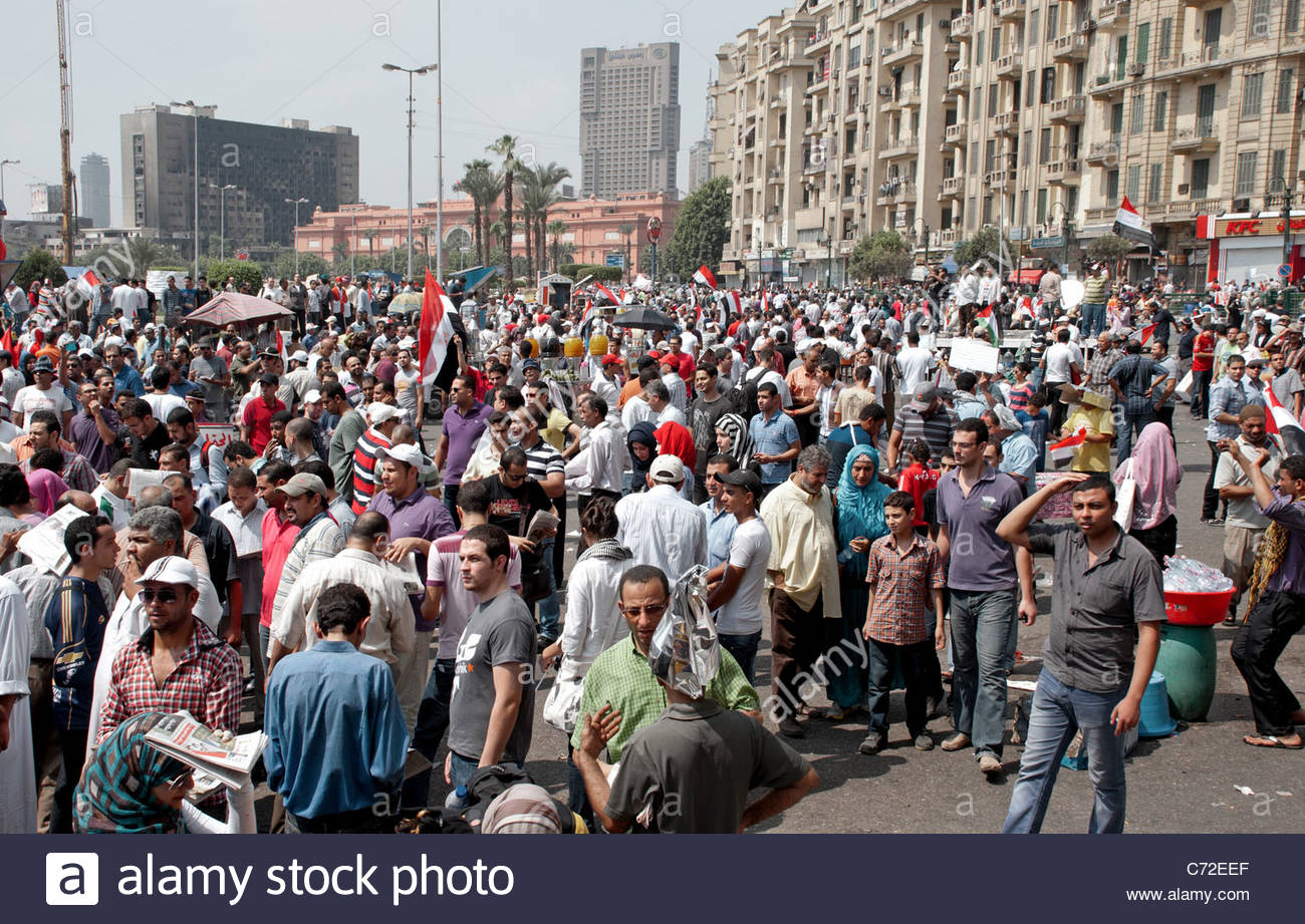 Tahrir Square Protest 2011 Stock Photos & Tahrir Square Protest 2011 ...