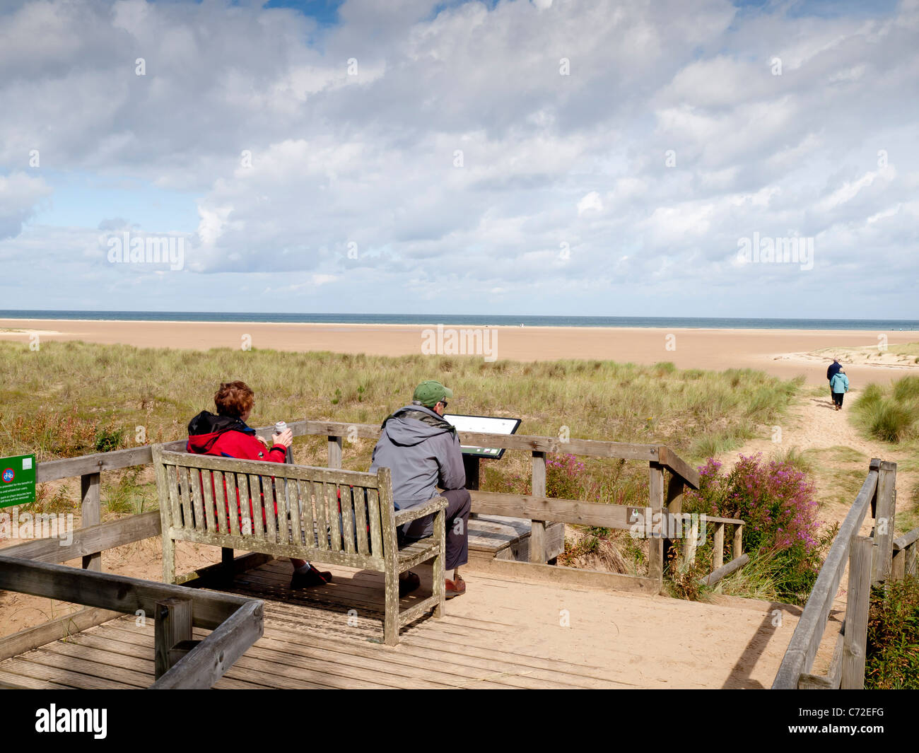 Bench at the beach hi-res stock photography and images - Alamy