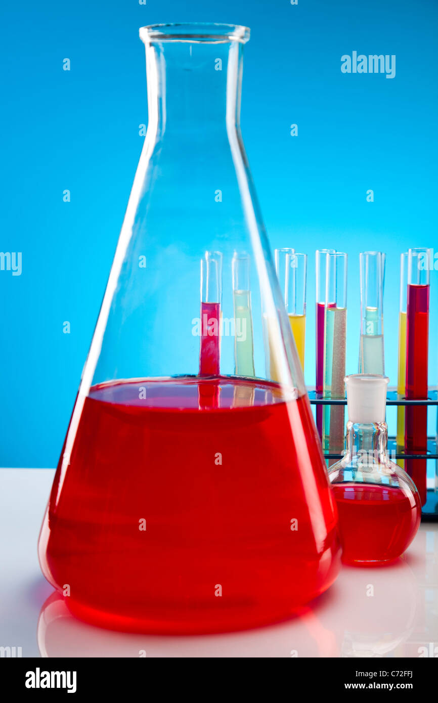 Biochemistry Laboratory and glass Stock Photo - Alamy