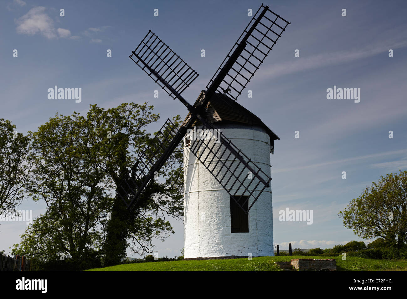 Ashton Windmill at Chapel Allerton, Somerset, England, UK Stock Photo ...