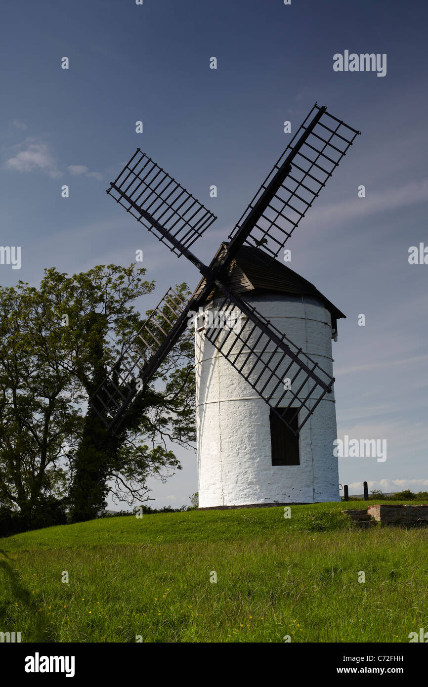 Ashton Windmill at Chapel Allerton, Somerset, England, UK Stock Photo ...
