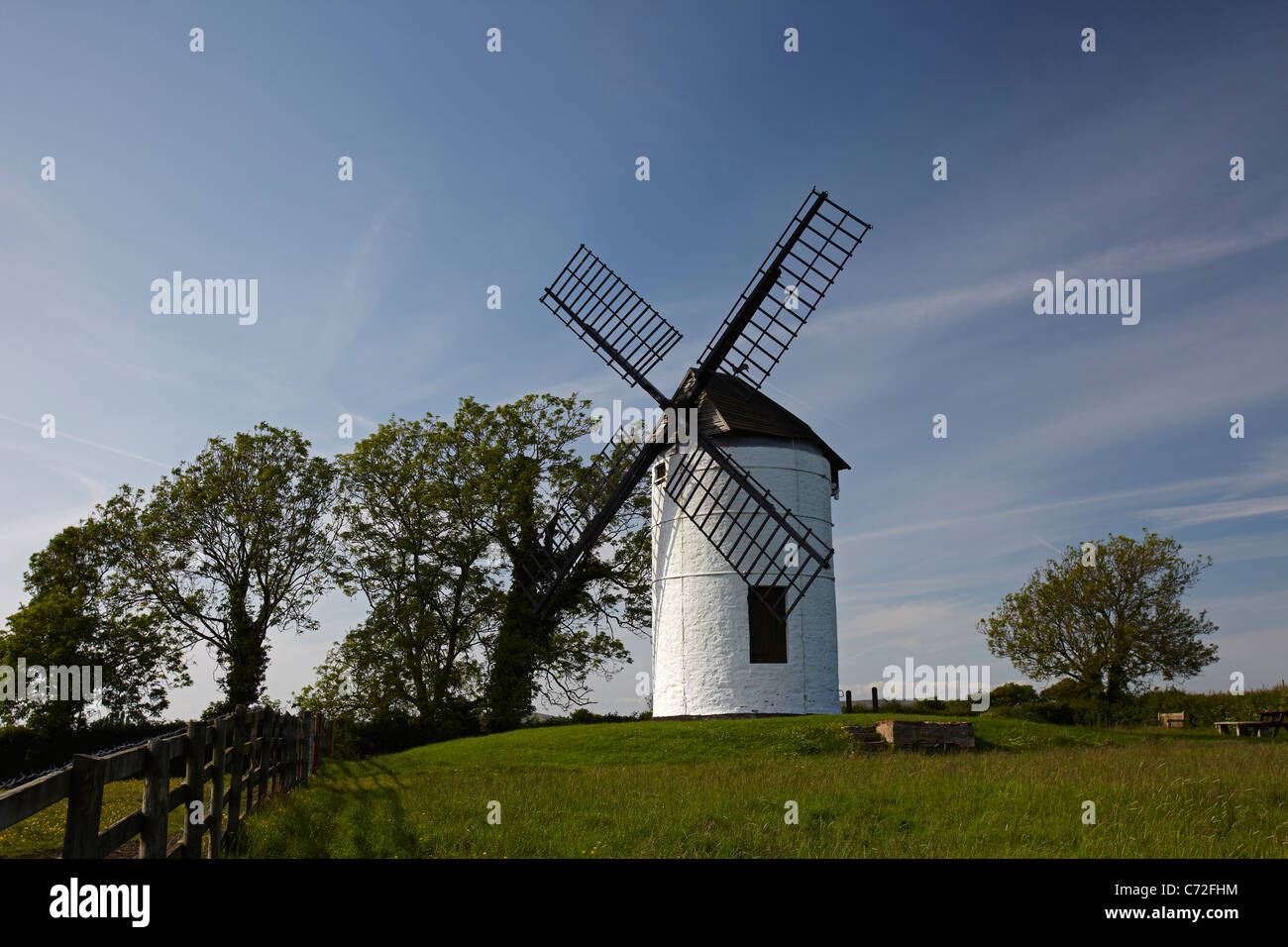 Ashton Windmill at Chapel Allerton, Somerset, England, UK Stock Photo ...