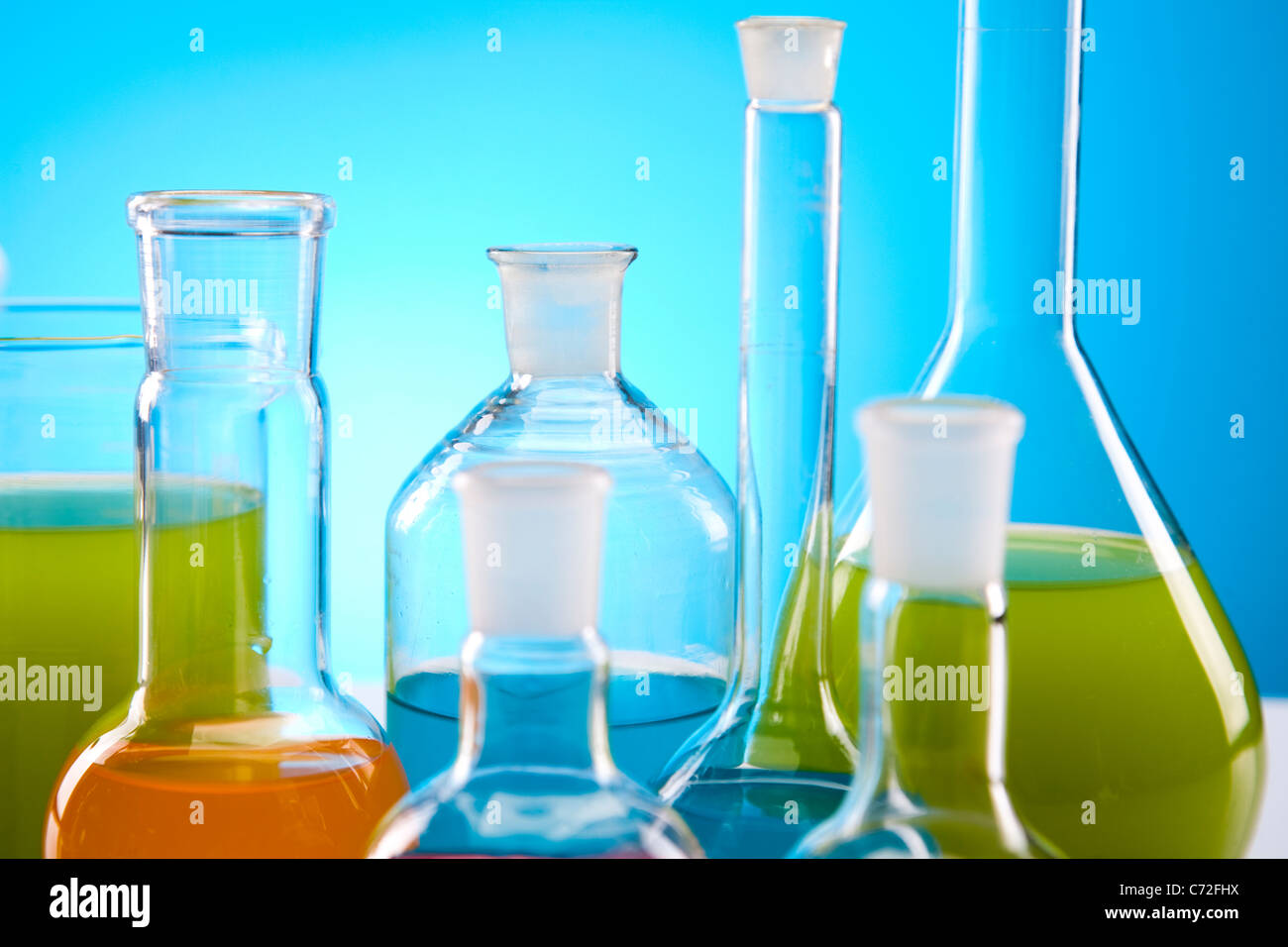 Glass in laboratory Stock Photo - Alamy