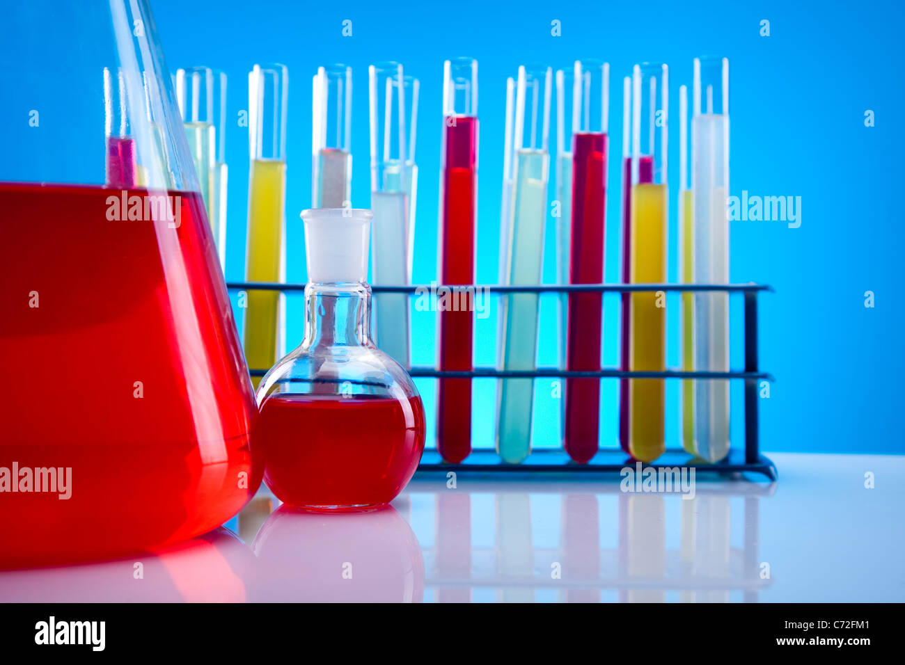 Biochemistry Laboratory and glass Stock Photo - Alamy