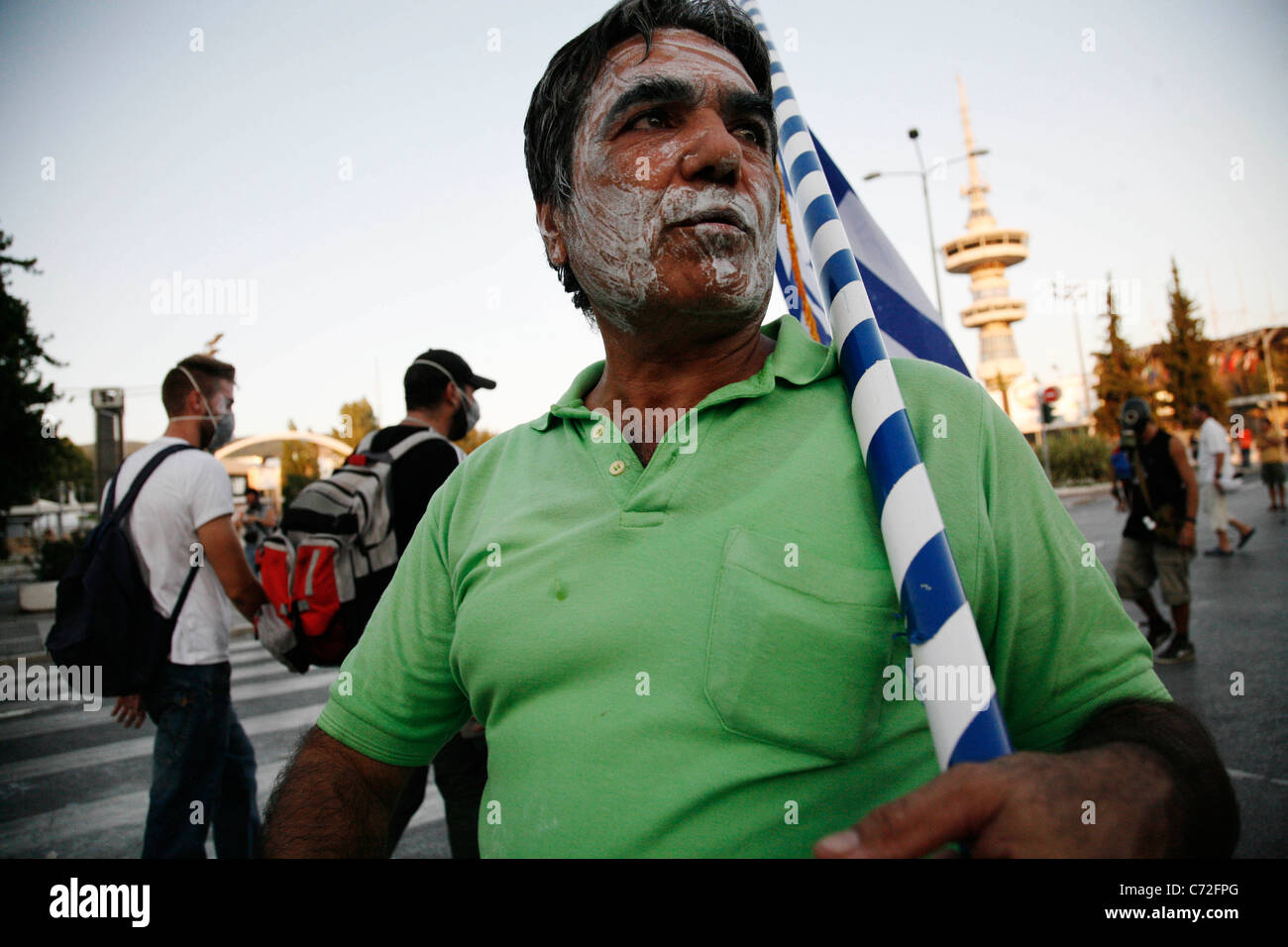 Labor unions, indignant people, university students, taxi drivers and ...