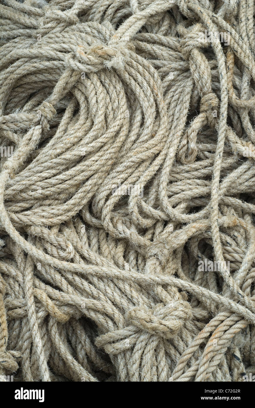 Bundles of rope hi-res stock photography and images - Alamy