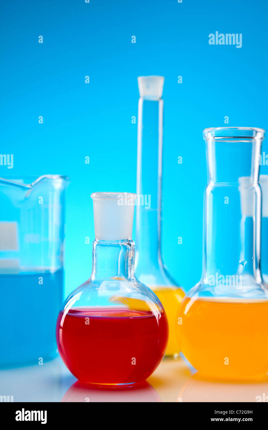 Biochemistry Laboratory and glass Stock Photo - Alamy