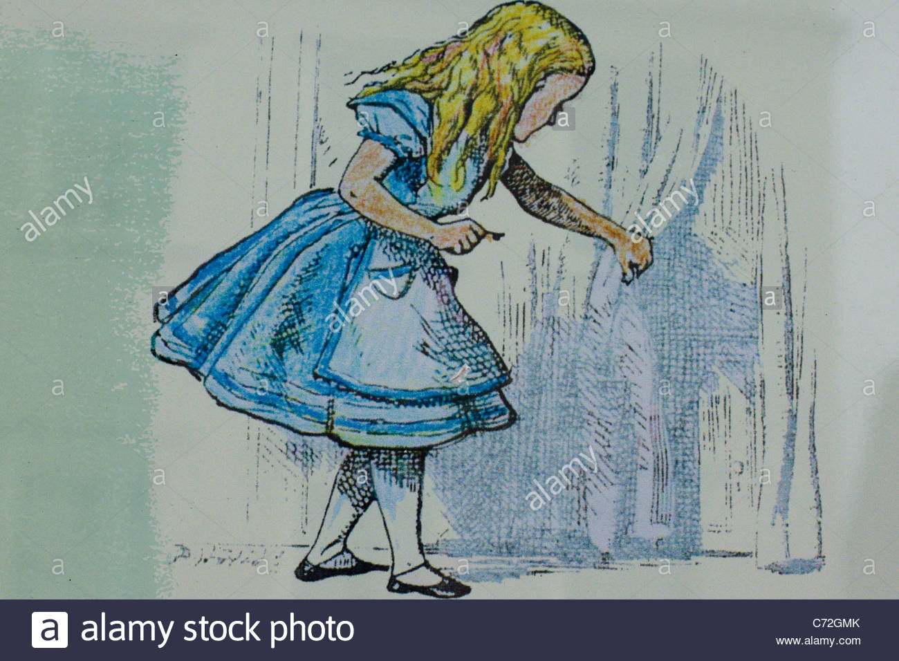 Alice Mirror Wonderland High Resolution Stock Photography and Images ...
