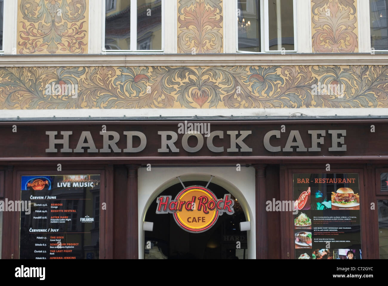 Prague hard rock cafe hi-res stock photography and images - Alamy