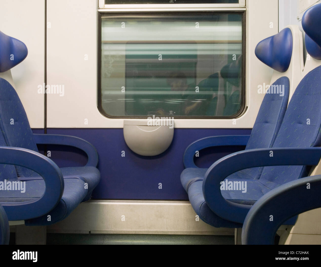 train coach seats Stock Photo - Alamy