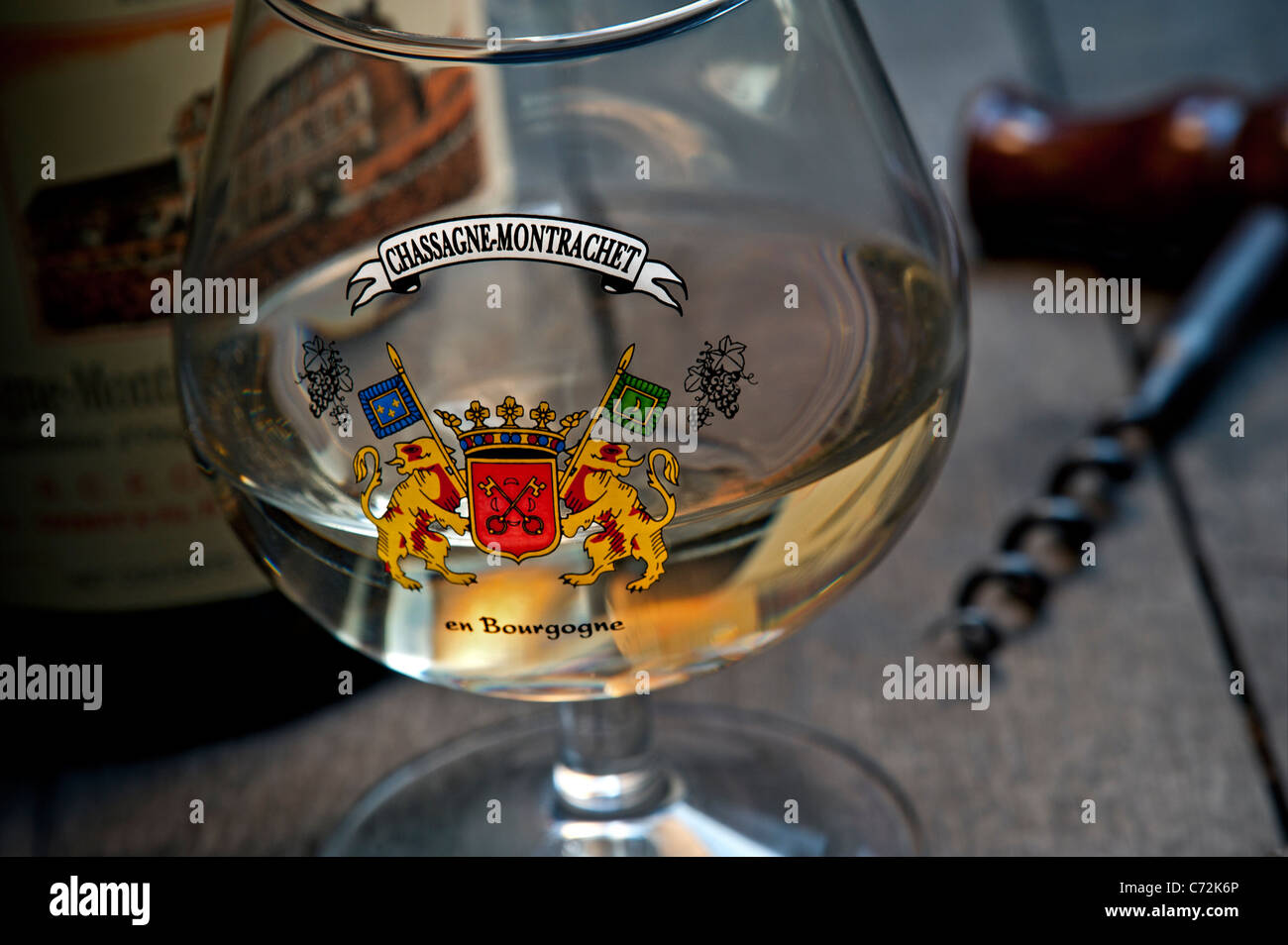 Chassagne montrachet chateau de la maltroye hi-res stock photography ...