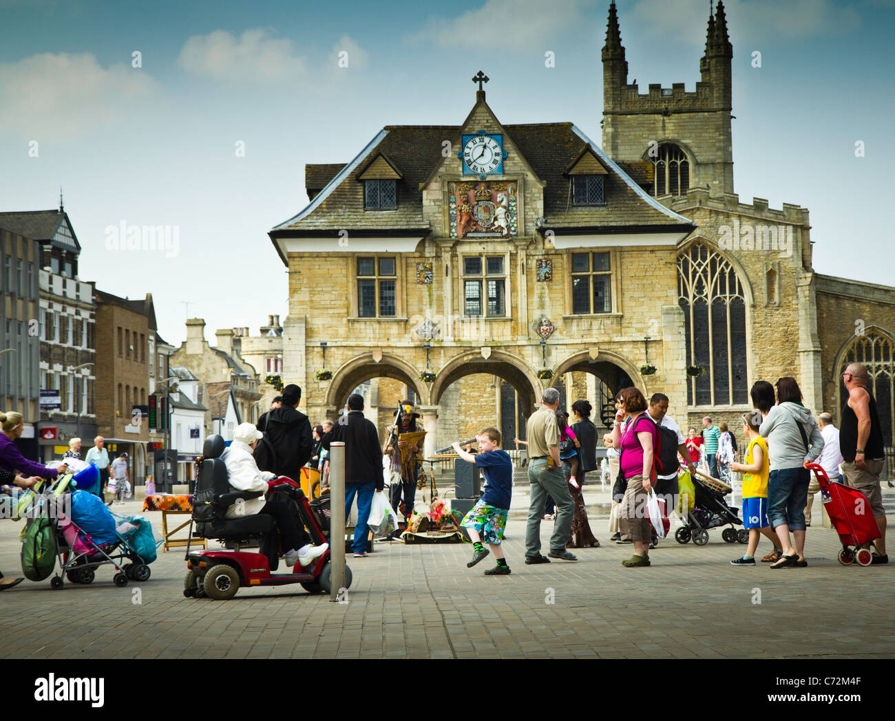 Cathedral Square in Peterborough Stock Photo - Alamy