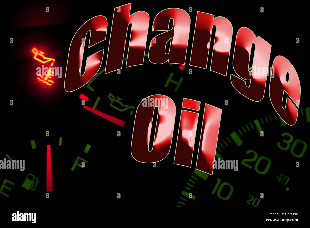 Oil warning light hi-res stock photography and images - Alamy