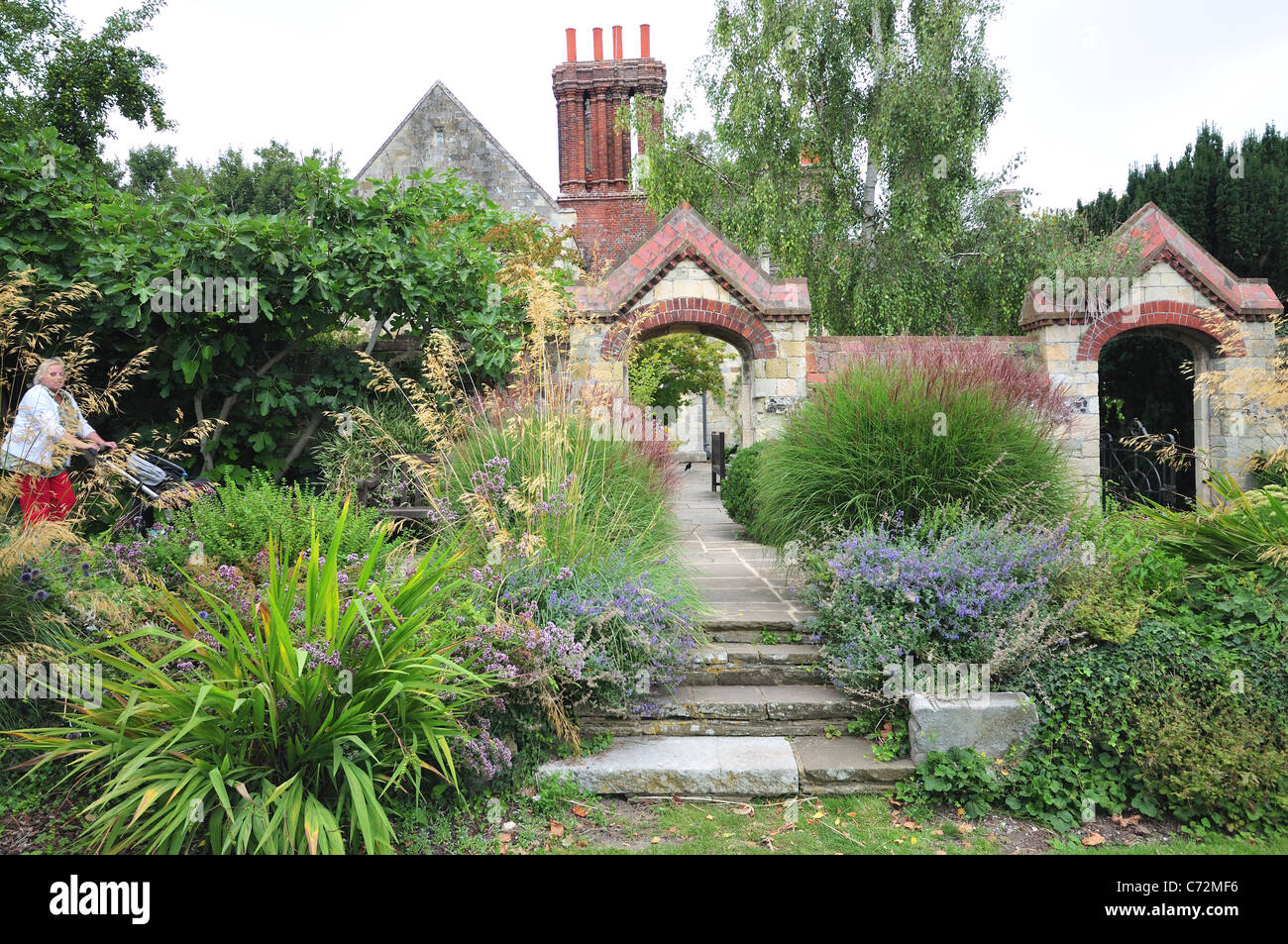 Southover Grange Gardens in Lewes, East Sussex, England Stock Photo - Alamy
