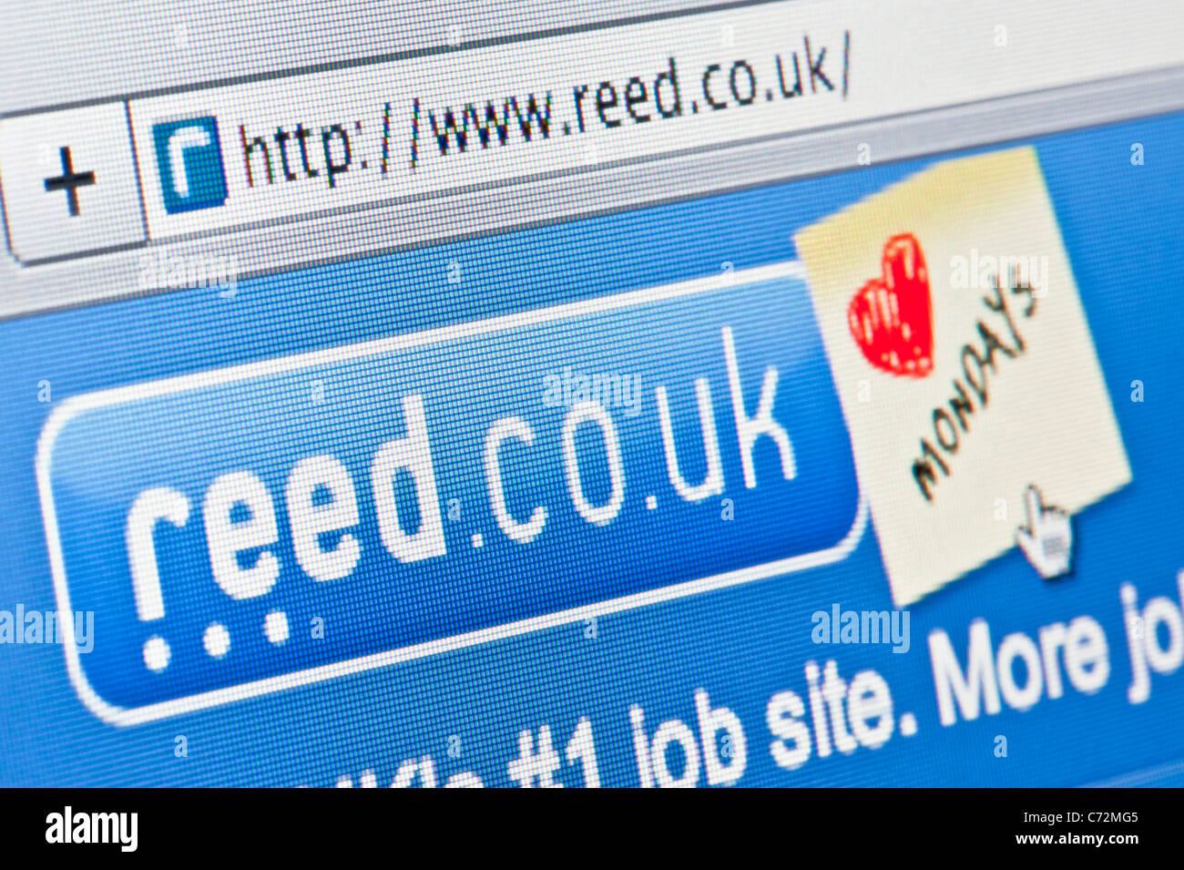 Close up of the Reed logo as seen on its website. (Editorial use only ...