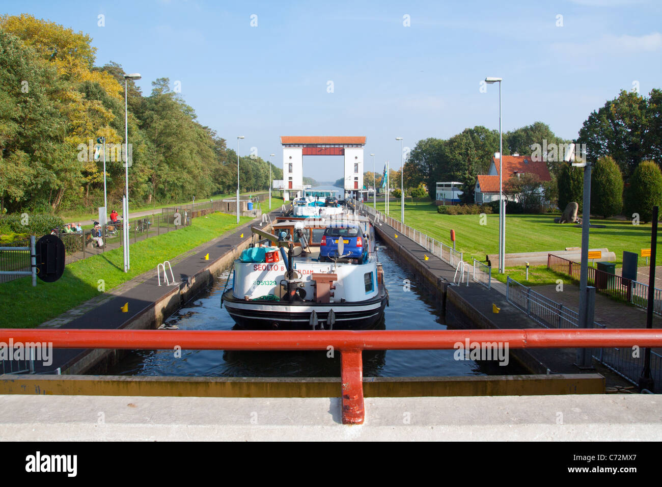 Sluice in Eefde, The Netherlands Stock Photo - Alamy