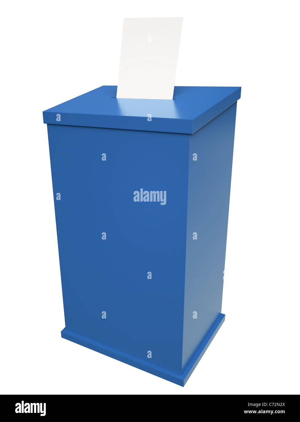Ballot paper illustration Cut Out Stock Images & Pictures - Alamy